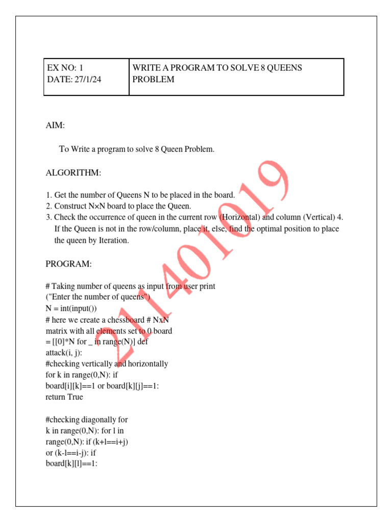 AI RECORD Edited | PDF | Computer Programming | Algorithms AI RECORD Edited | PDF | Computer Programming | Algorithms