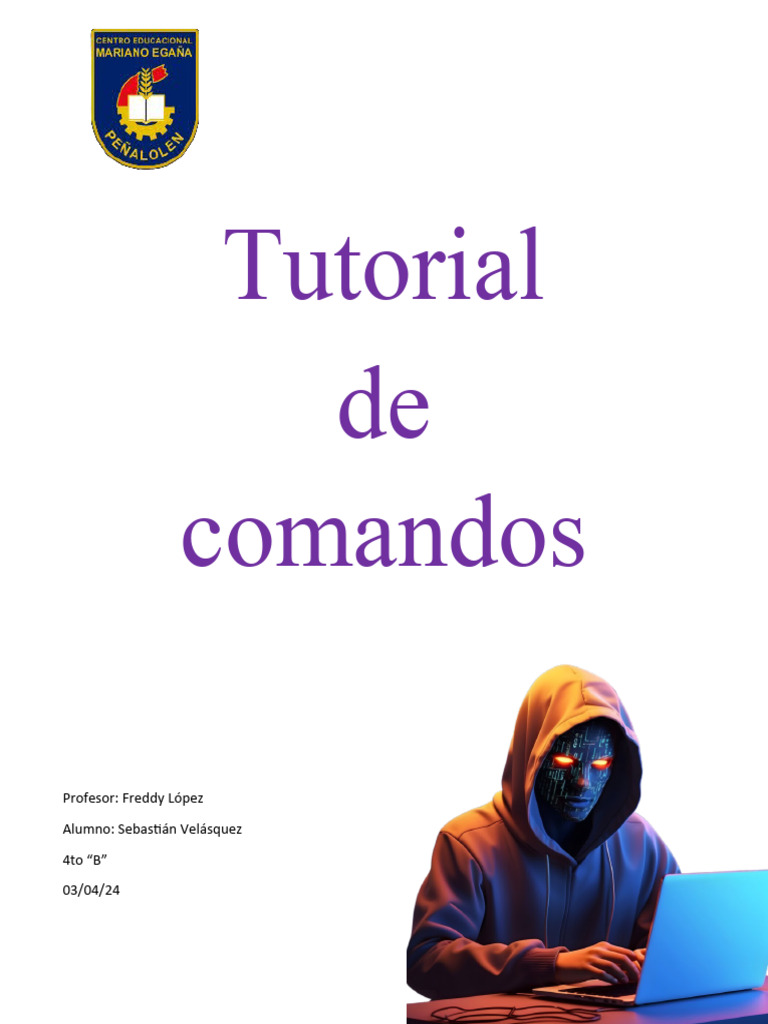 Este Trabajo Se Trata de Comandos de Windows | PDF | Interfaz de línea de comando | Archivo de ...