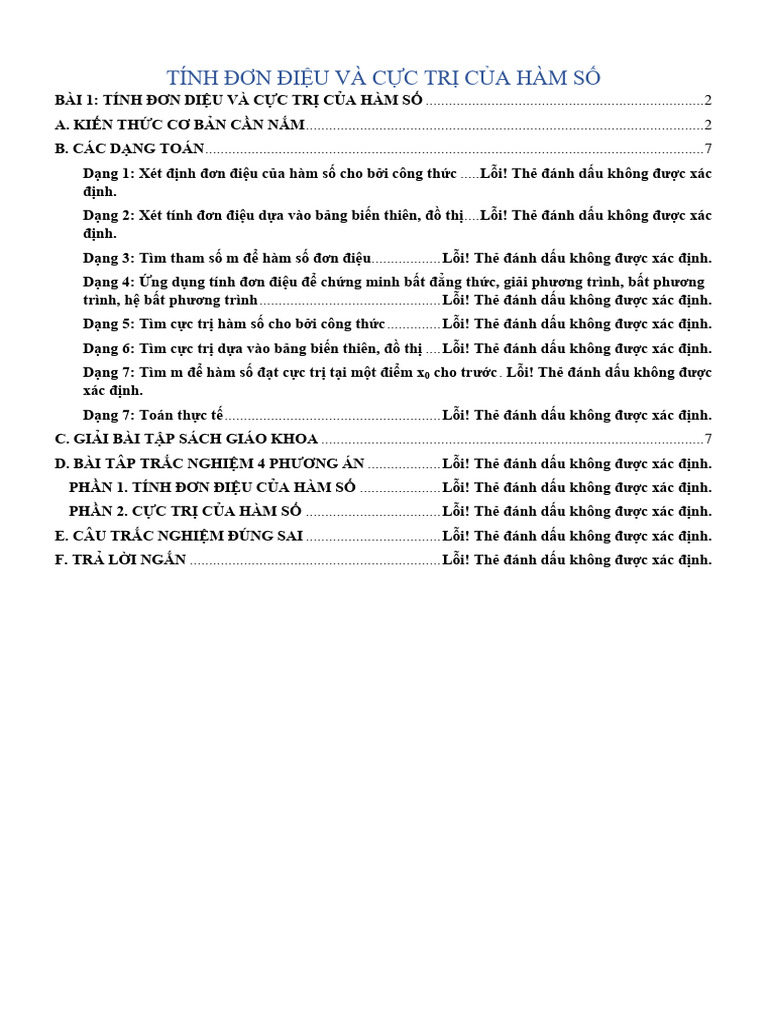 Bai Giang Ung Dung Dao Ham de Khao Sat Ham So Toan 12 CTST | PDF
