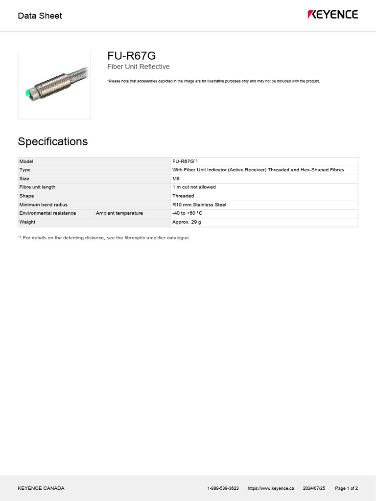 FU-R67G_Datasheet | PDF