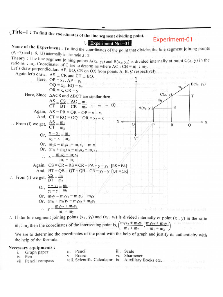 Higher Math 1st Paper Practical | PDF