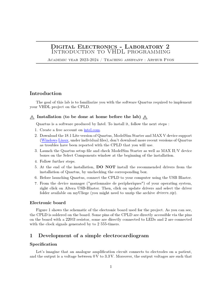 ELEN0040 Lab 2 Instructions | PDF | Computer File | Operating System