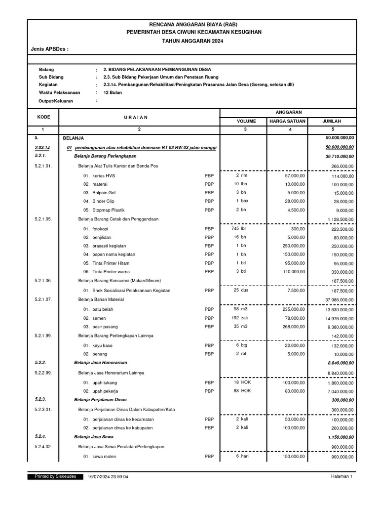 Rab Banprov 50 JT | PDF