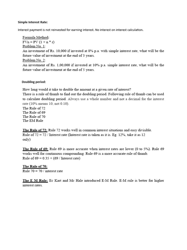Time Value of Money Questions and Theory | PDF | Present Value | Interest