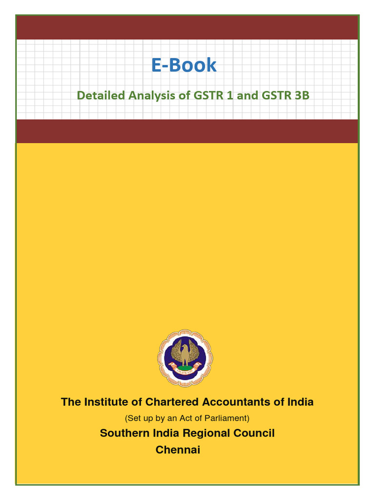 Detailed Analysis of GSTR 1 and GSTR 3B | PDF | Taxes | Invoice
