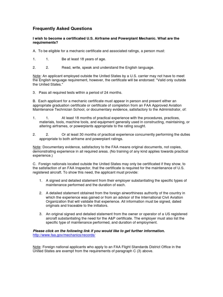 A&p Faq | PDF | Government Information | Government