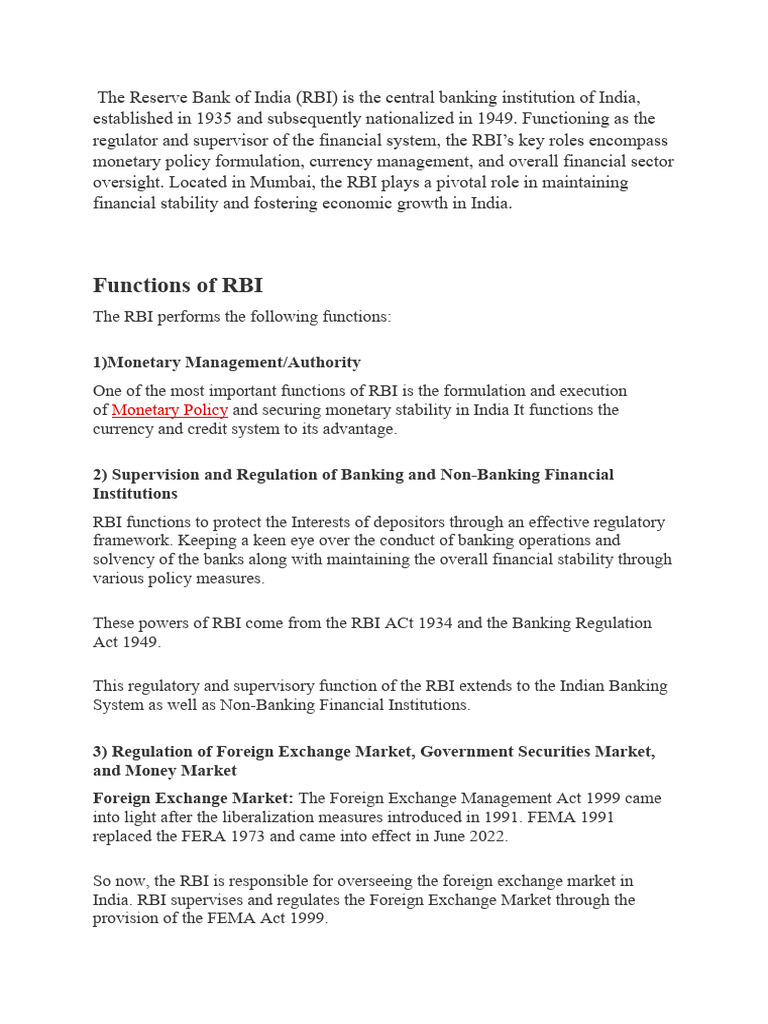 10 Mark Ans Banking 1 | PDF | Reserve Bank Of India | Banks