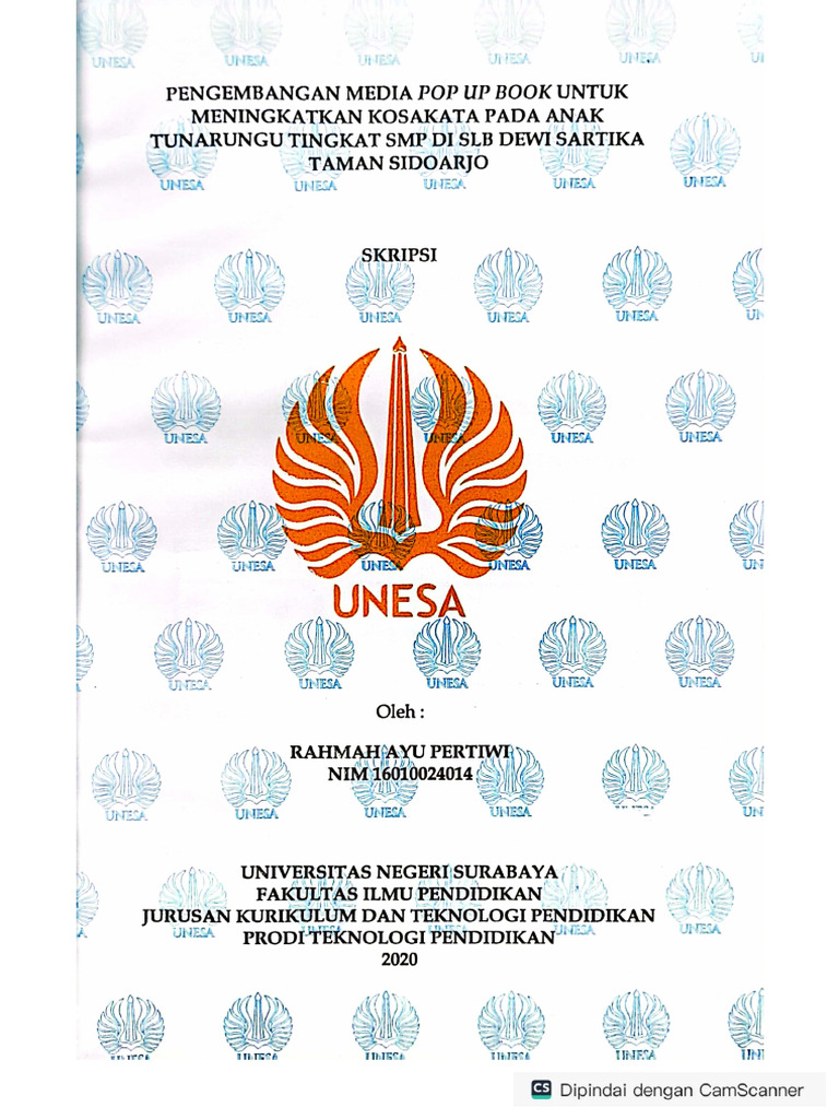 Pengembangan Media Pop Up Book Untuk Meningkatkan Kosakata | PDF