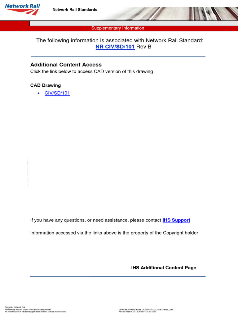 NR Civ SD 101B | PDF | Safety | Occupational Safety And Health