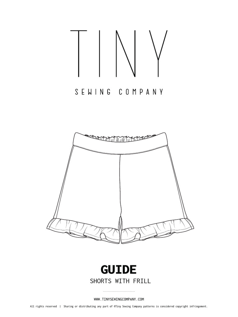 74 GUIDE TinySewingCompany | PDF | Seam (Sewing) | Sewing