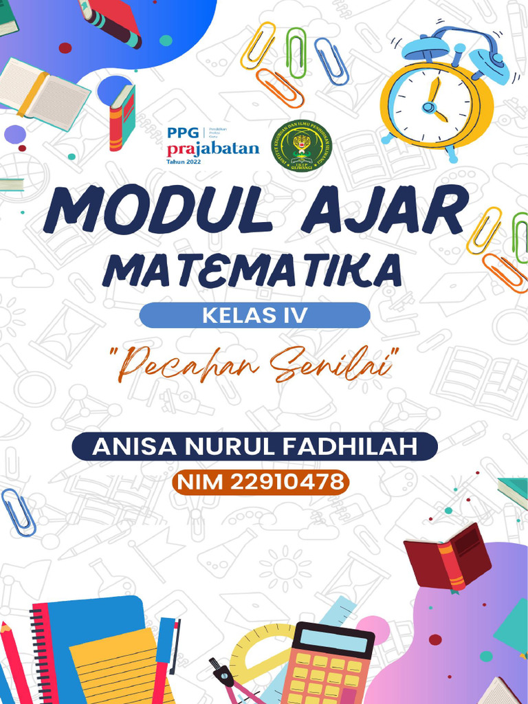 MA MTK Kelas IV - Siklus 4 - Anisa Nurul Fadhilah | PDF | Karier & Perkembangan