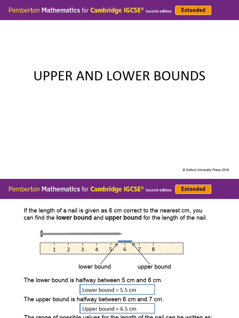 Upper and Lower Bounds | PDF | Real Analysis