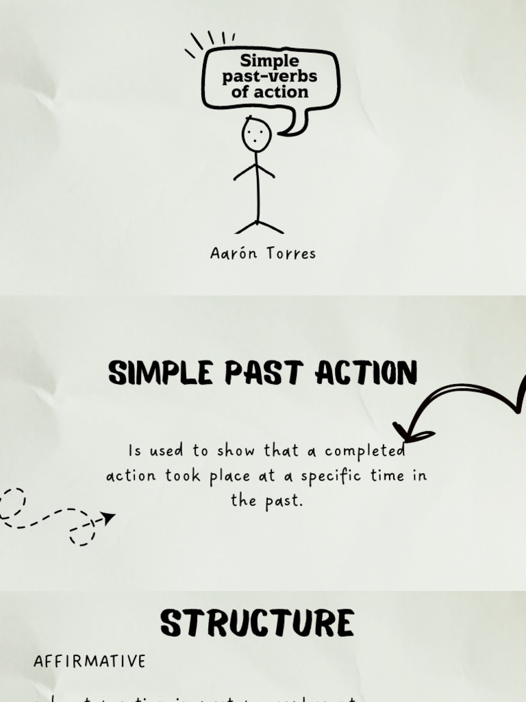 Simple Past Action | PDF