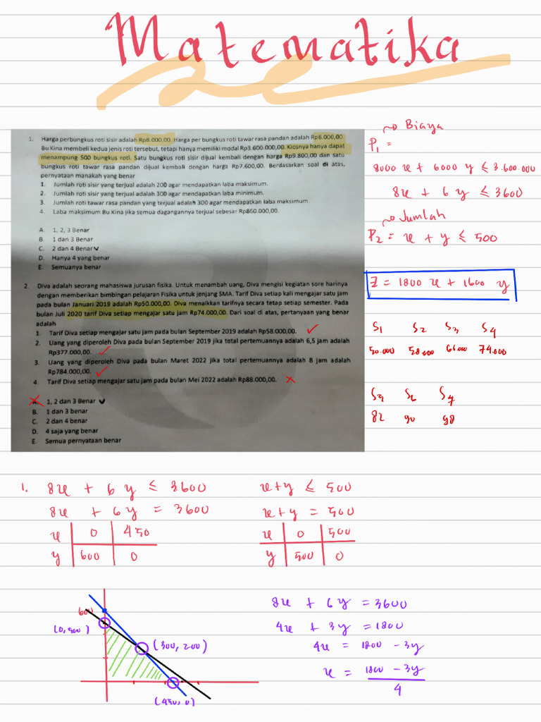 2 Oktober - Ex3 B - Penmat Drilling 12 - Ilyas - 231002 - 151344 | PDF