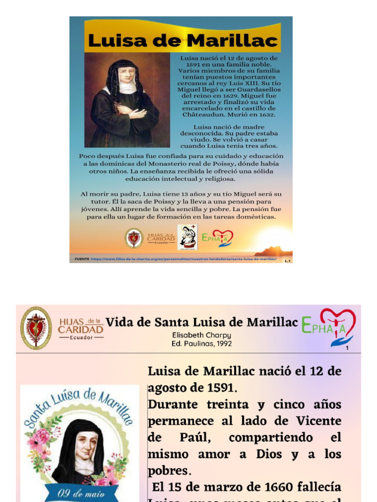Vida de Santa Luisa de Marillac | PDF