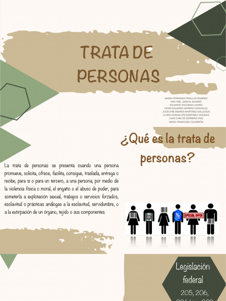 Trata de Personas | PDF | Trata de personas | Migración humana