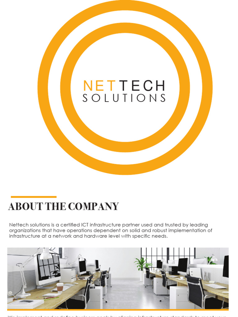 Nettech Solutions Profile | PDF | Computer Network | Voice Over Ip
