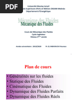 Cours de Mécanique Des Fluides 1 | PDF | Pression | Fluide