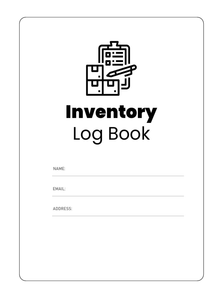 Inventory Logbook - 120 Pages | PDF | Inventory | Manuscript