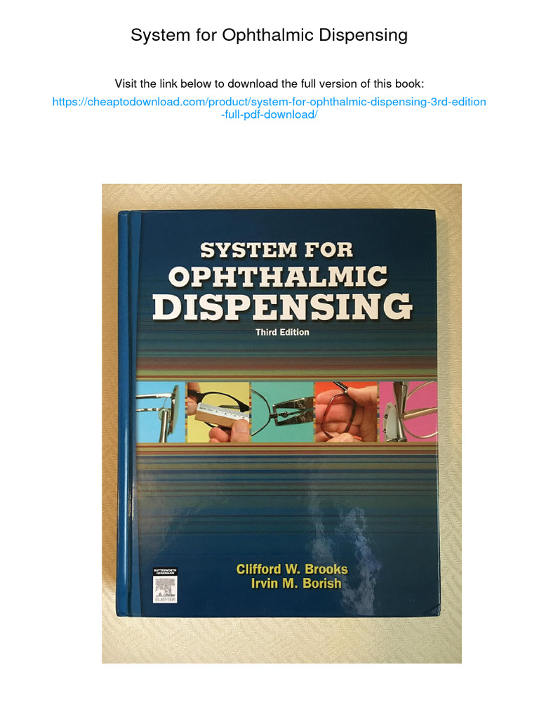 System For Ophthalmic Dispensing. ISBN 0750674806, 978-0750674805 | PDF | Titanium | Glasses