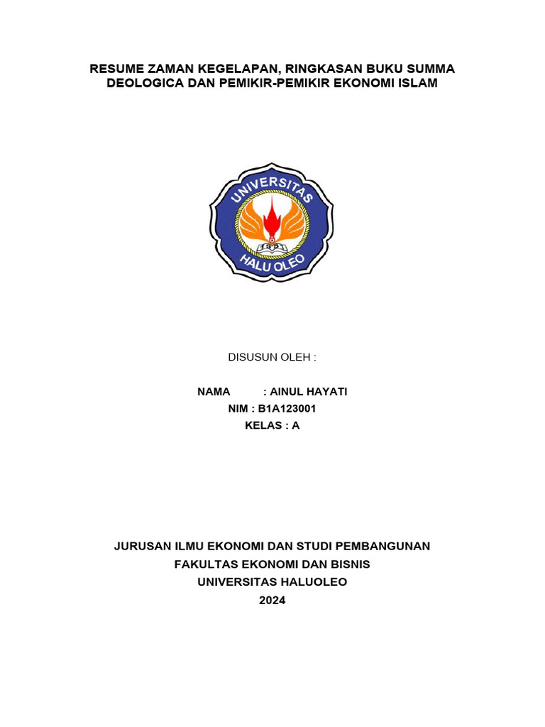 Pemikir-Pemikir Ekonomi Islam | PDF