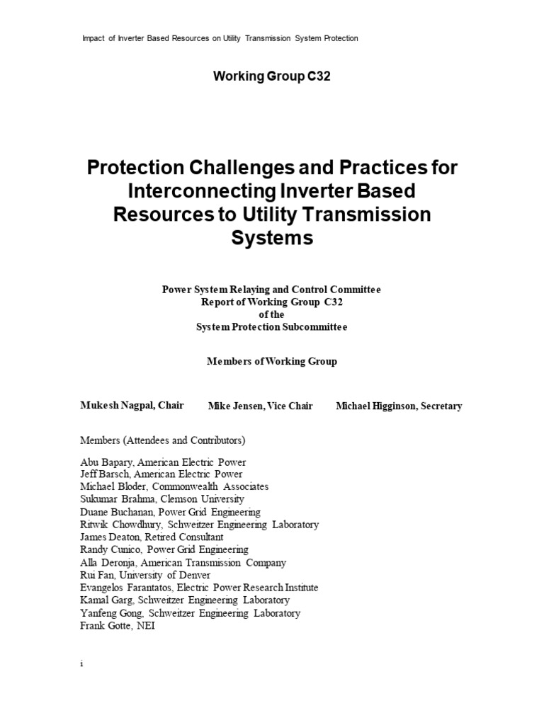 Working Group C32 Report Draft 8.05 - Final - PSRCC Format | PDF ...