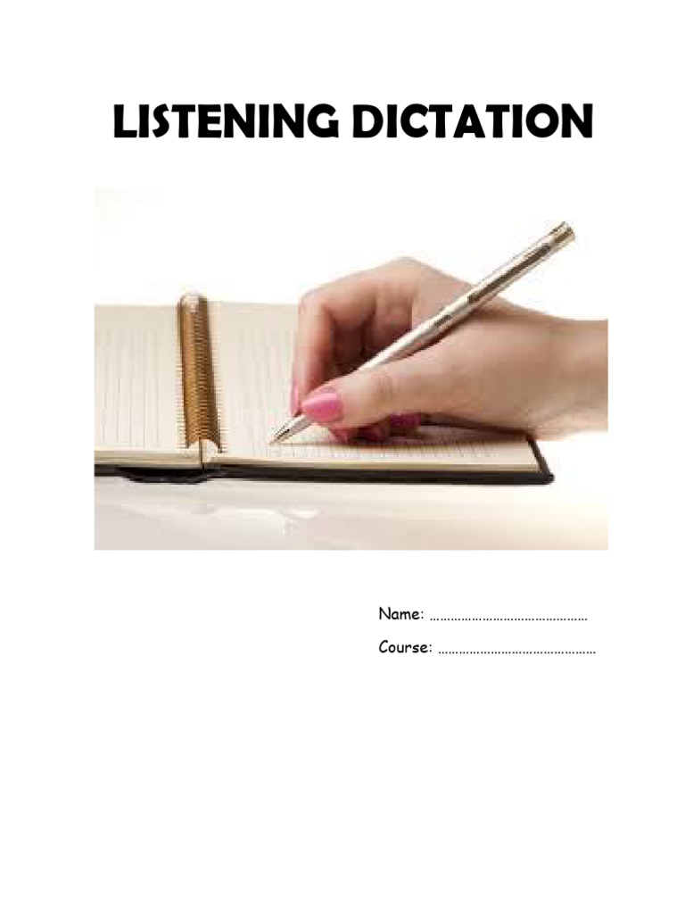 Homework Dictation Listening | PDF
