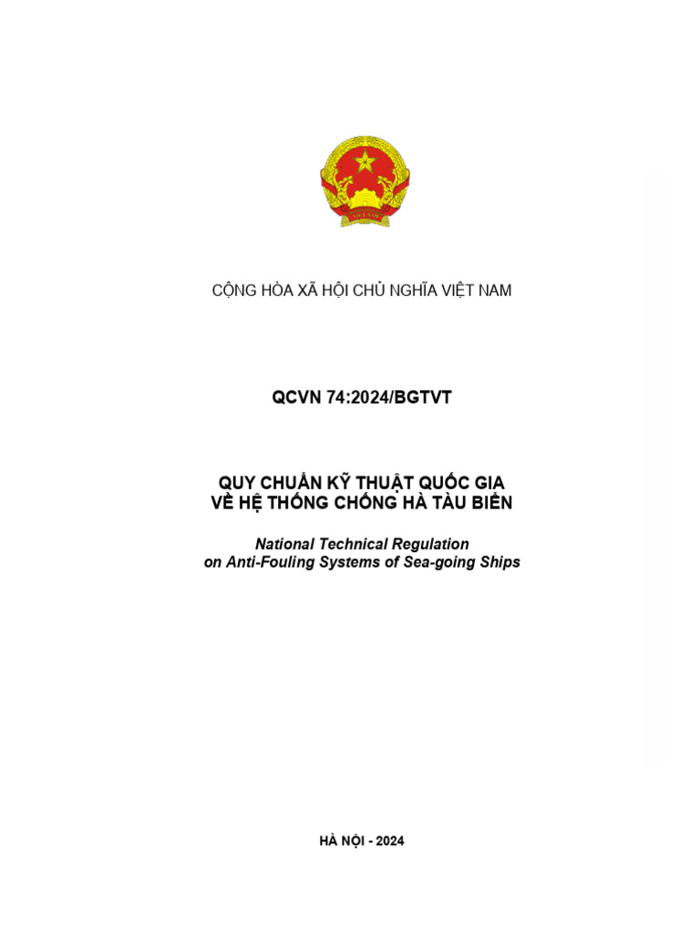 Quy chuẩn Việt Nam-QCVN 74 - 2024-BGTVT | PDF