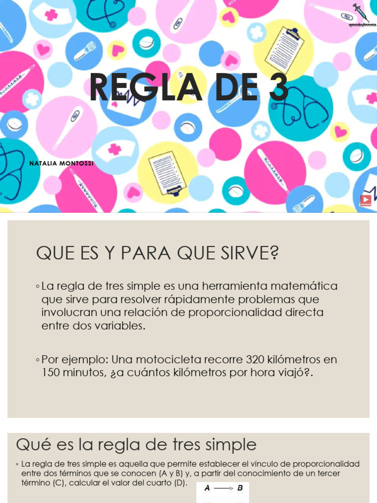 Uso de la regla de tres simple | PDF | Matemáticas