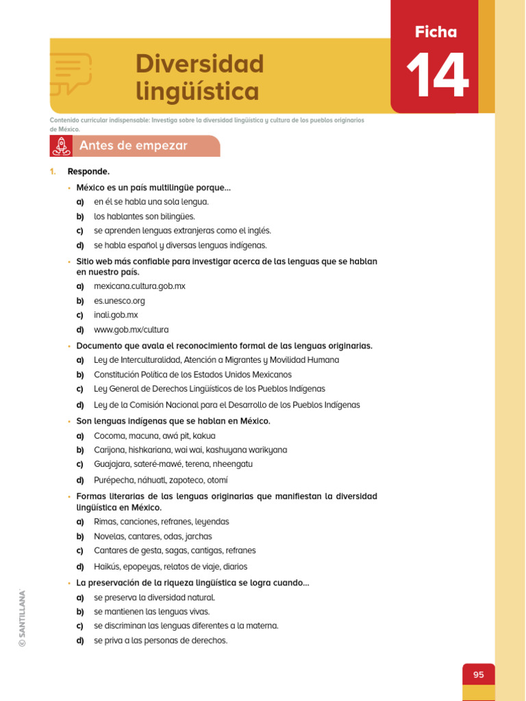 Diversidad Linguistica 23-24 | PDF | México | Comunicación humana