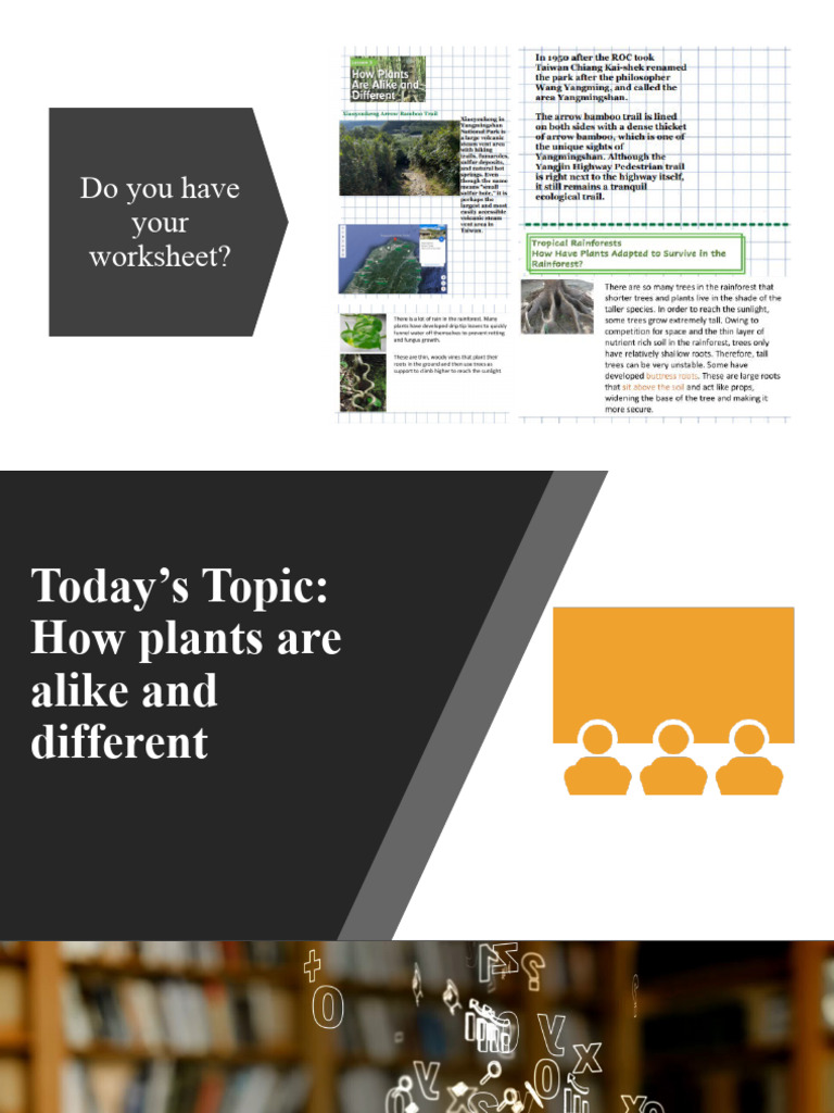 1.3a Lesson - How Plants Are Alike and Different | PDF | Plants | Foods