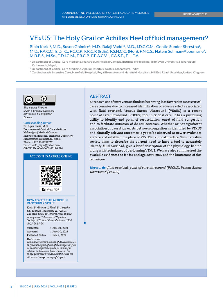 Doc-20240709-Wa0014. 2 | PDF | Sepsis | Vein