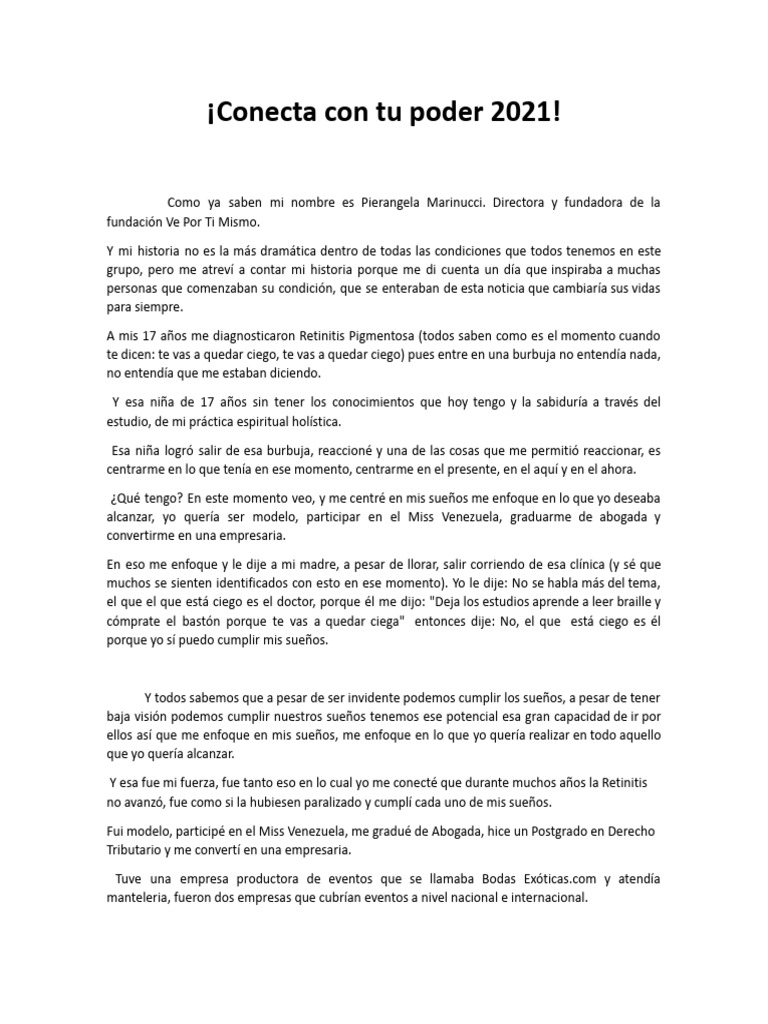 Conecta Con Tu Poder 2021 | PDF | Meditación | Las emociones