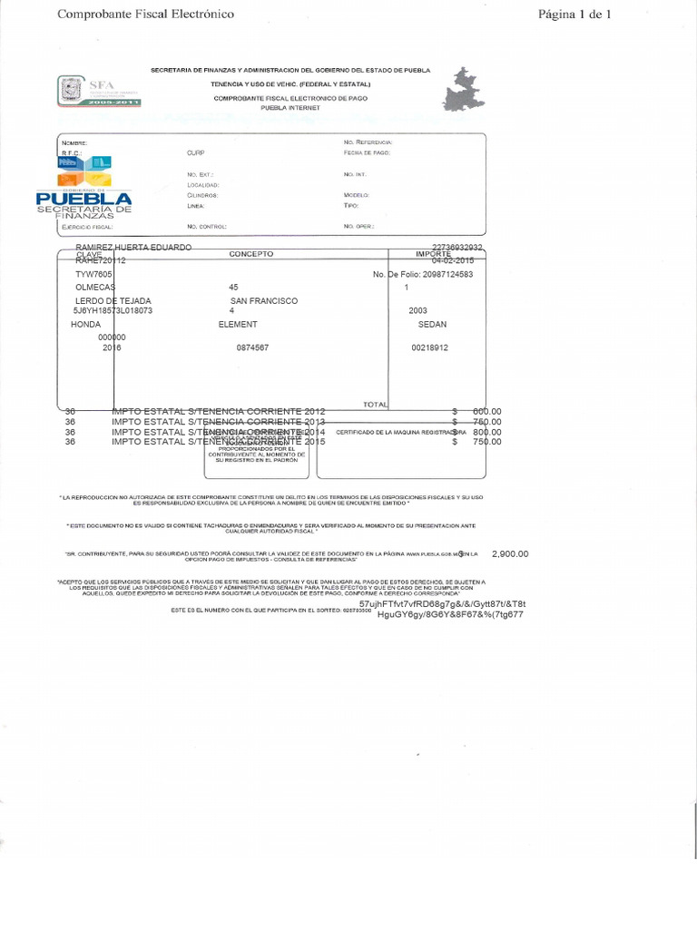 TENENCIA PUEBLA | PDF