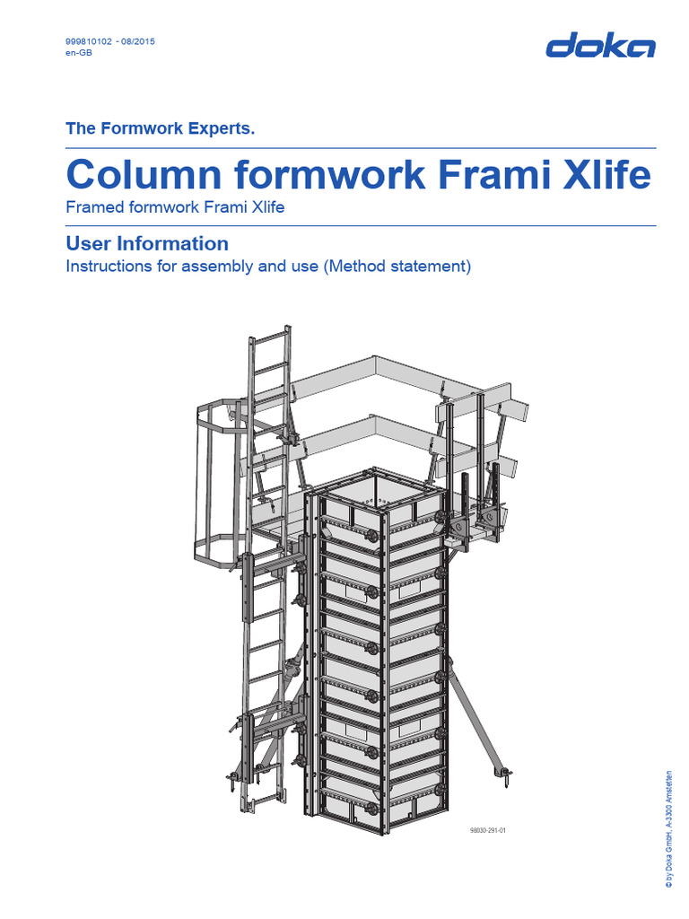 Column Formwork Frami Xlife | PDF
