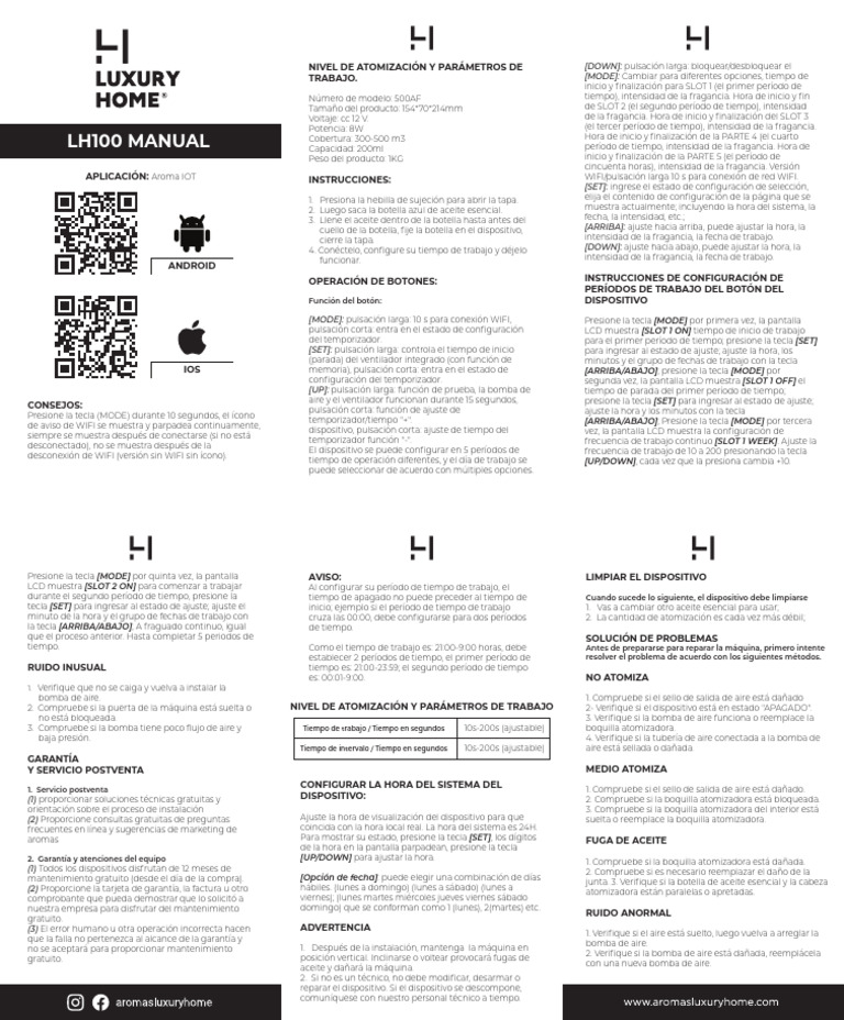 LH Instructivo LH100 | PDF