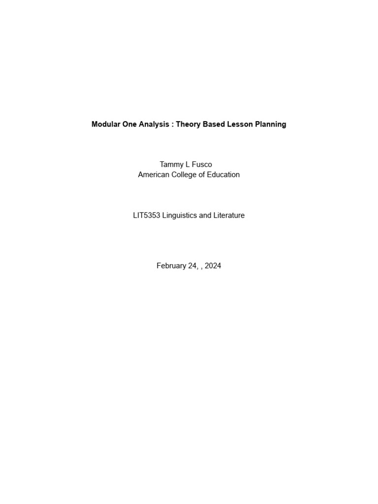 Mod 1 Theory . | PDF | Learning | Mental Processes Mod 1 Theory . | PDF | Learning | Mental Processes