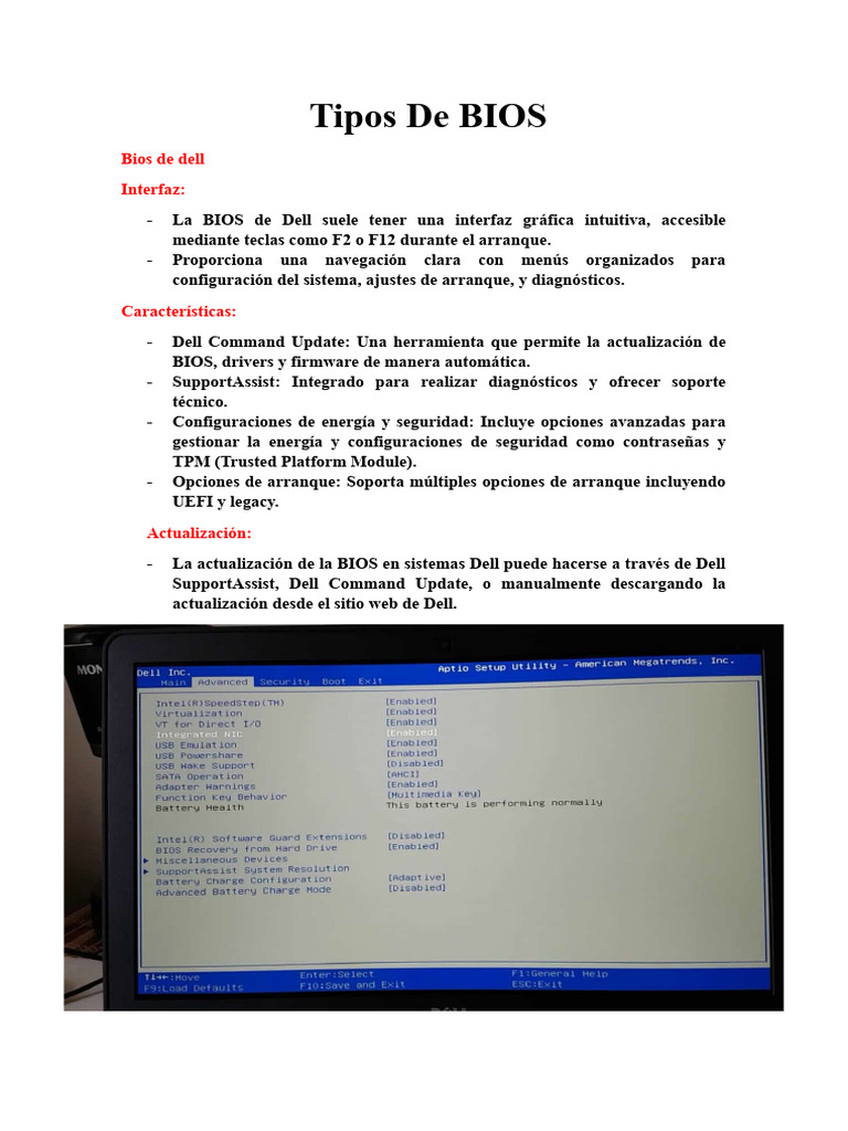 Tipos de Bios | PDF | Bios | Arranque