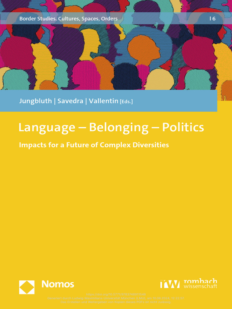 Language - Belonging - Politics | PDF | Dialect | Linguistics