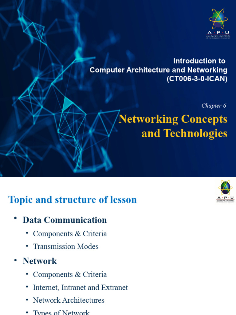 Chapter 6 - Network Concepts Technologies (VE) | PDF | Computer Network | Network Topology