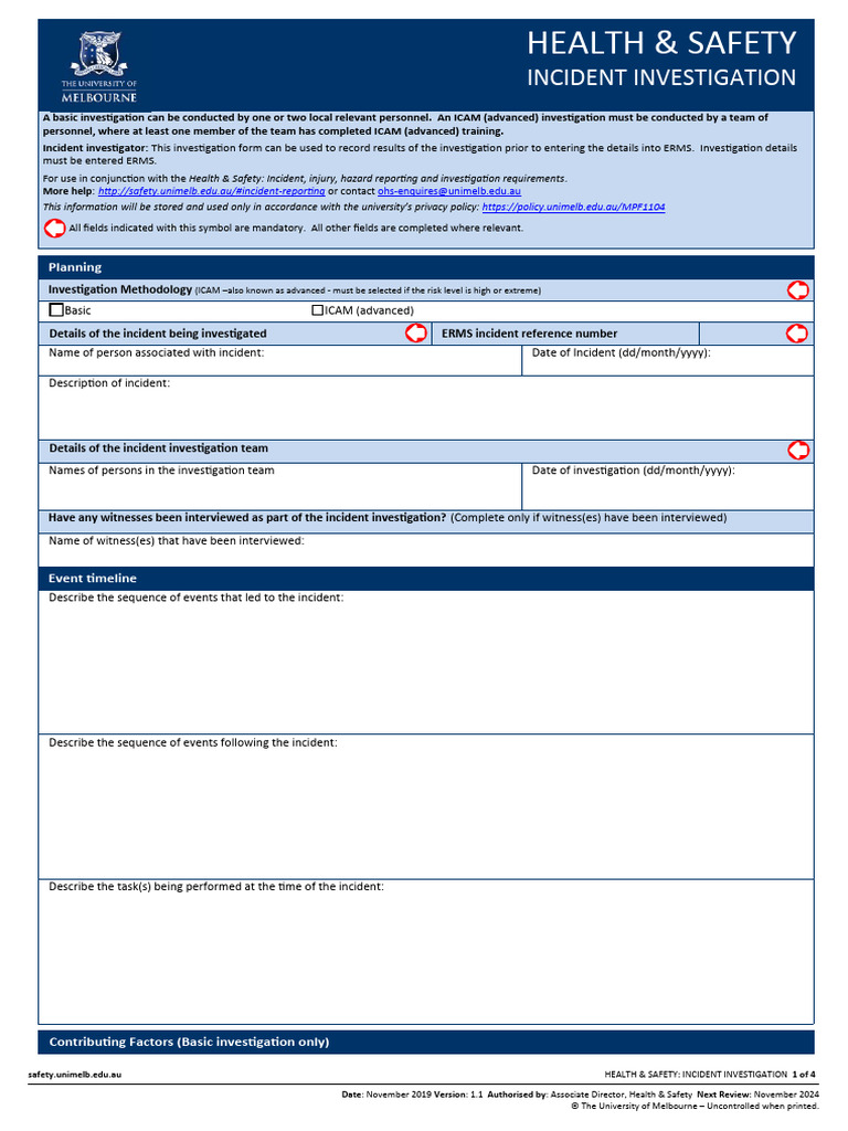 Incident Investigation | PDF | Occupational Safety And Health ...