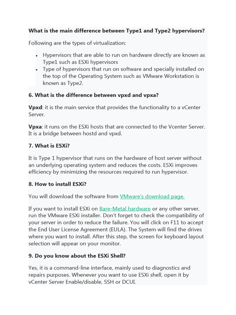 L1&L1.5 VMware Questions | PDF | Virtualization | Virtual Machine