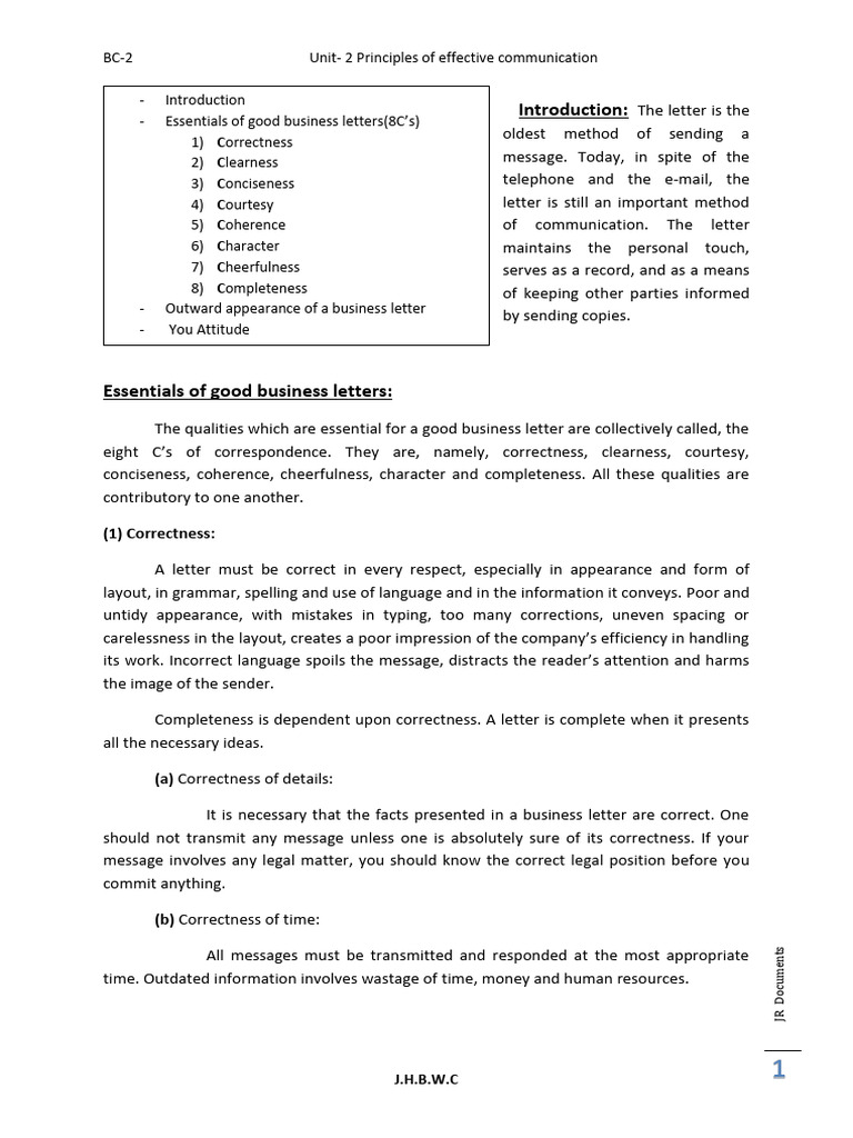 Business Letter Writing Guide | PDF | Communication | Envelope