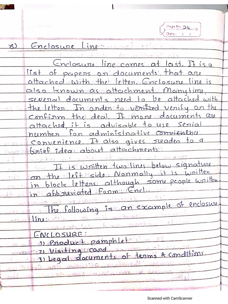 Enclosure Line | PDF