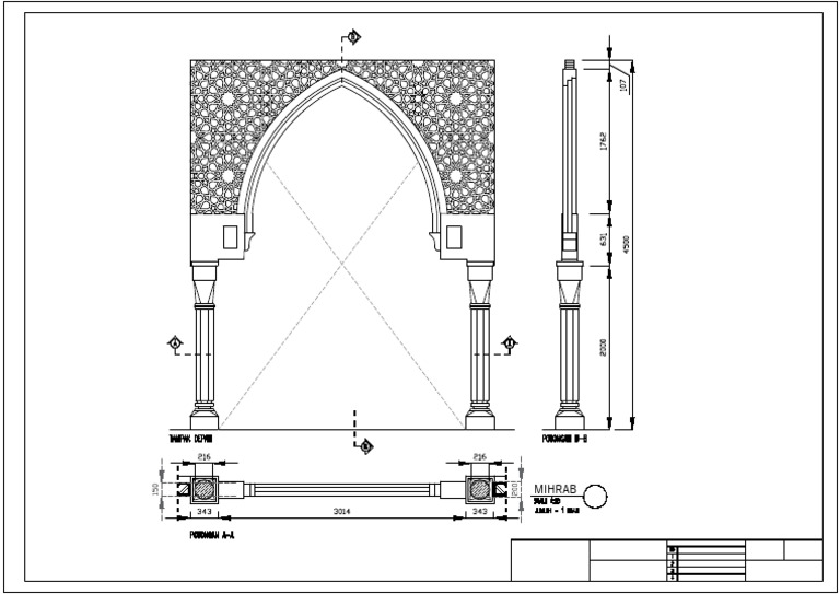 Mihrab DWG | PDF
