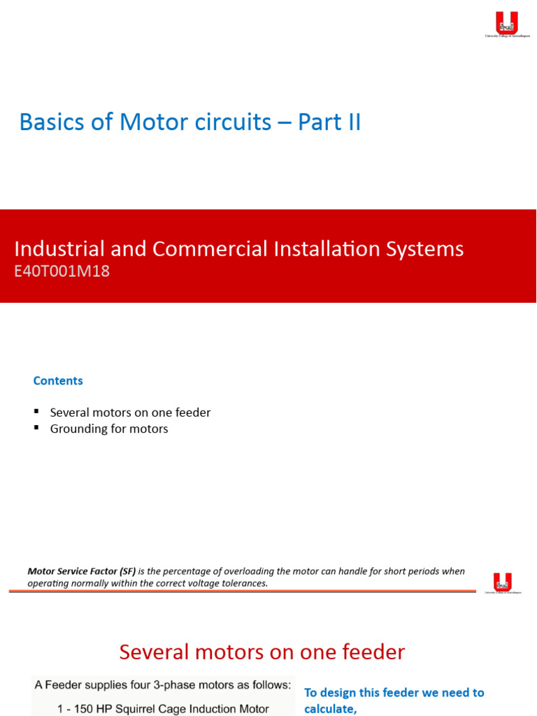 Basics of Motor Circuits - Part 2 | PDF | Fuse (Electrical ...