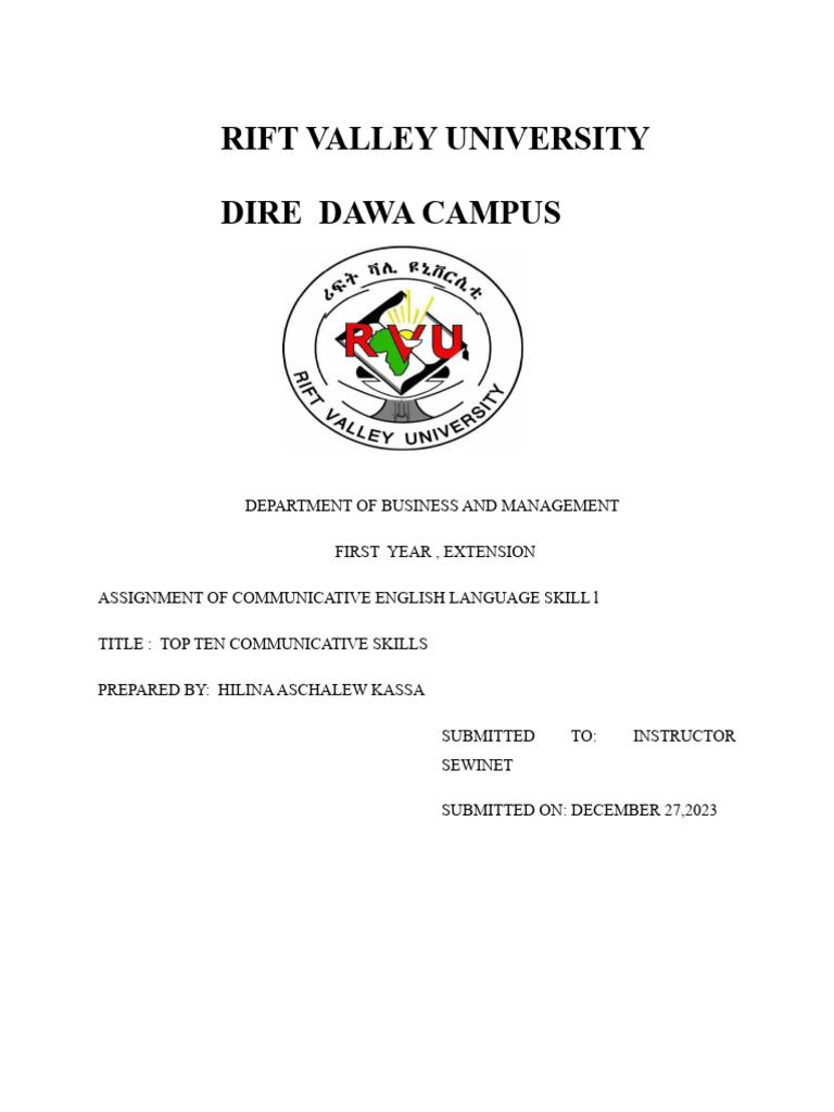 English Assignment Pdf Communication Nonverbal Communication