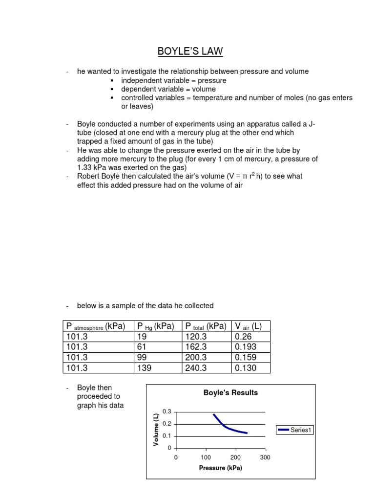 Gas Notes | PDF | Gases | Pressure