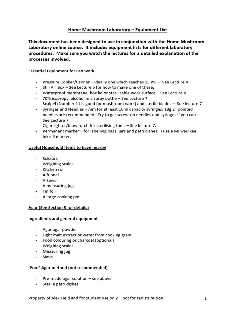 Equipment+Master+List | PDF