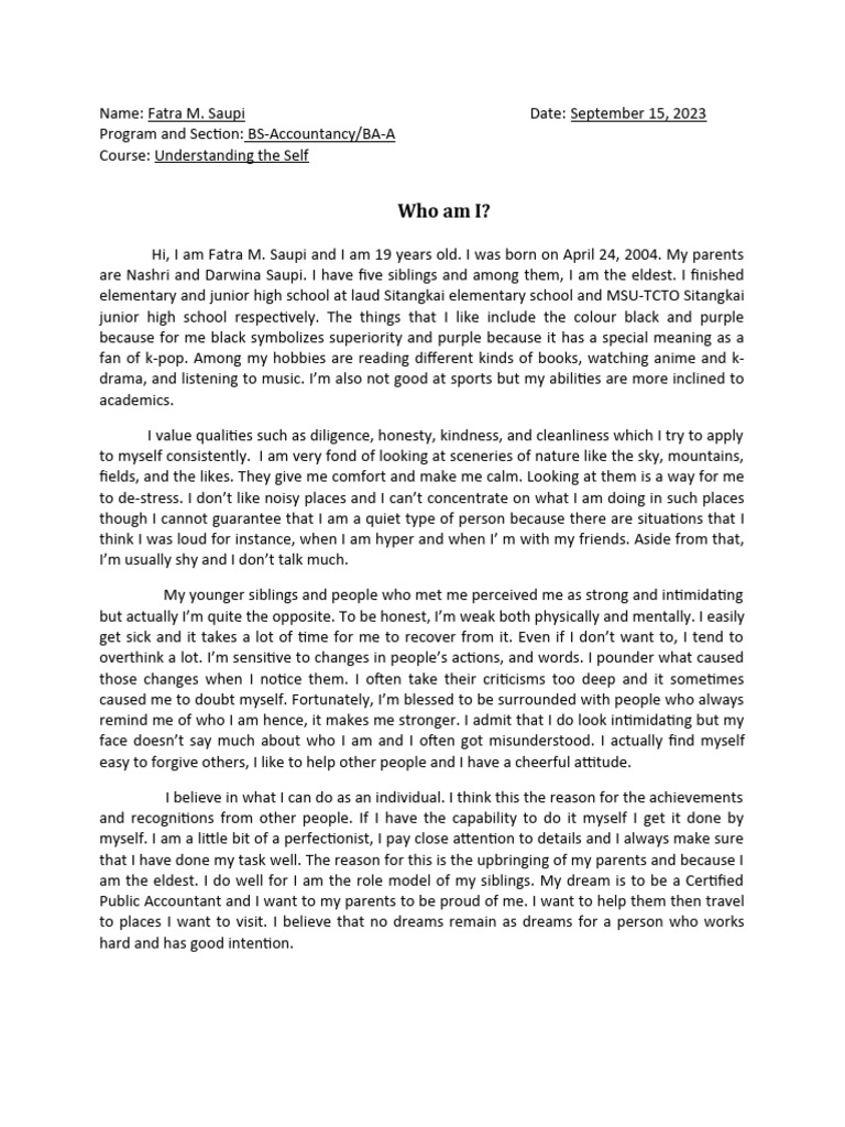 Uts Assignment | PDF | Behavioural Sciences | Psychology